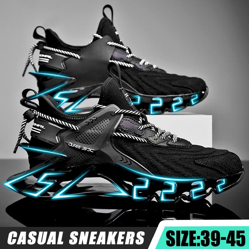 Buy Men's Shoes Summer Breathable Sports New Blade Shoes Non Slip Shock ...