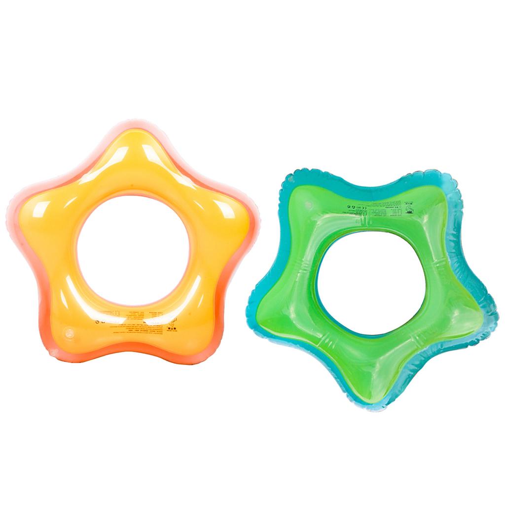 Buy Inflatable Pool Floats Star-Shaped Swim Ring For Kids Adults at ...