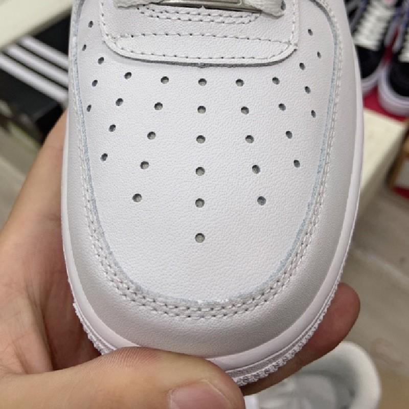 Buy Air Force One Pure White AF1 First Layer Leather Low-top High-top ...