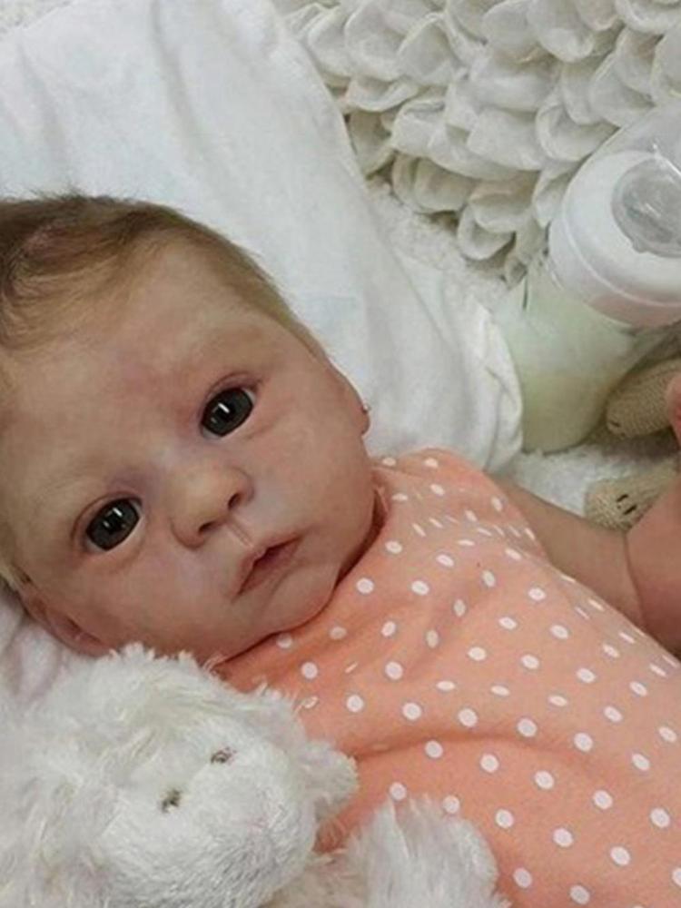 Buy 50cm Full Silicone Reborn Doll Simulation Baby Model Realistic Doll ...