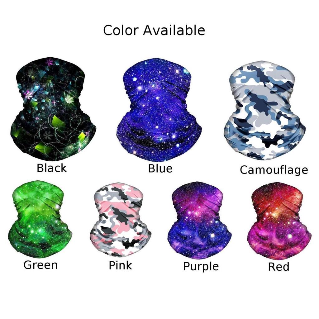 Buy Outdoor Cycling Half Face Neck Protection Cover Scarf Sport 3D ...