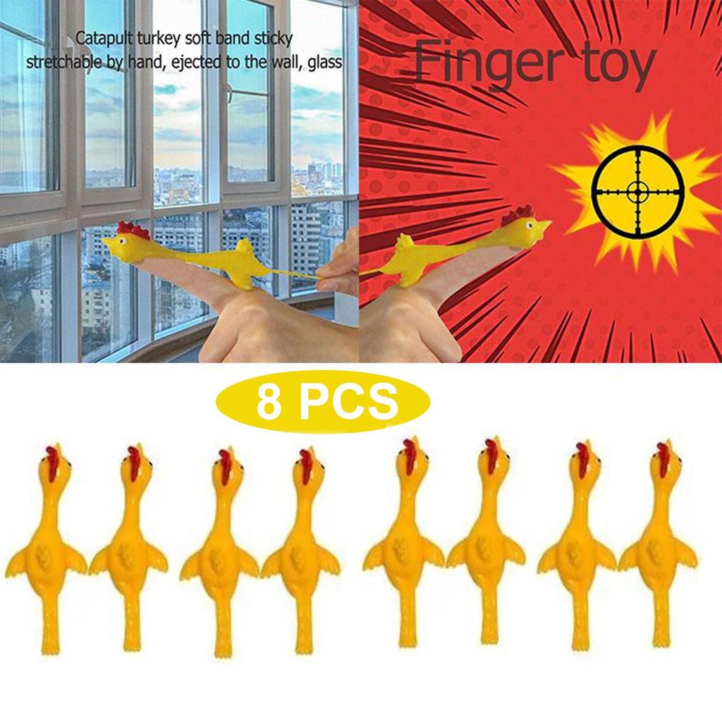Buy Chicken Rubber Chicken Flick Chicken Flying Chicken Flingers ...