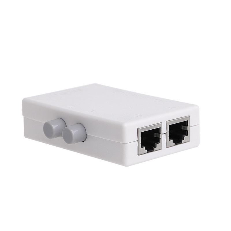 Cheap Mini 2 Port AB Manual Network Sharing Switch Box 2In1/1In2 RJ45 ...