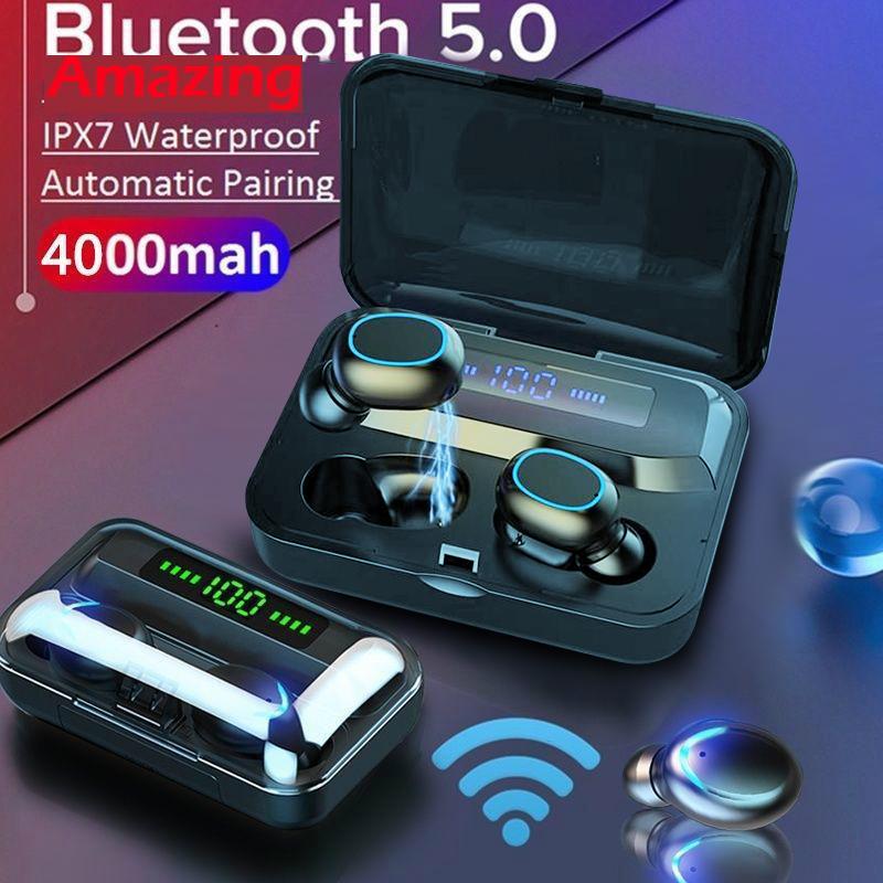 Buy F9 TWS Wireless Bluetooth Earphone Earbuds LED Power Display ...