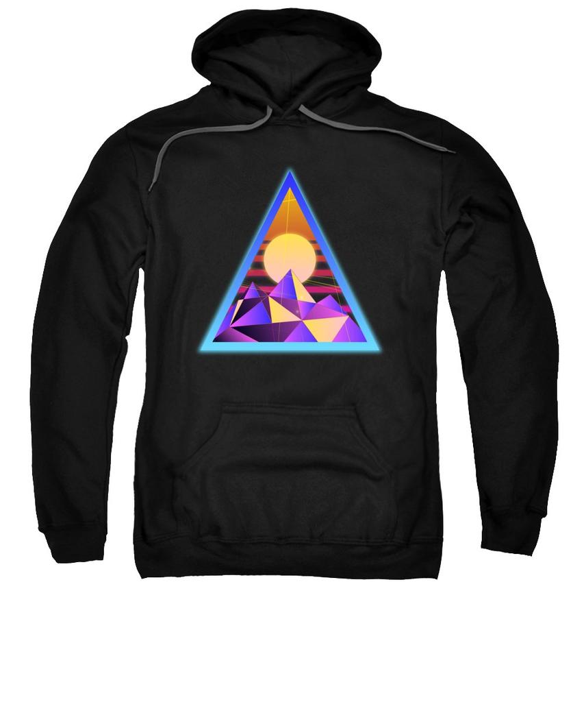 Buy 300 GSM Men's Healthy Cotton Hoodies geometric triangle mathematics ...