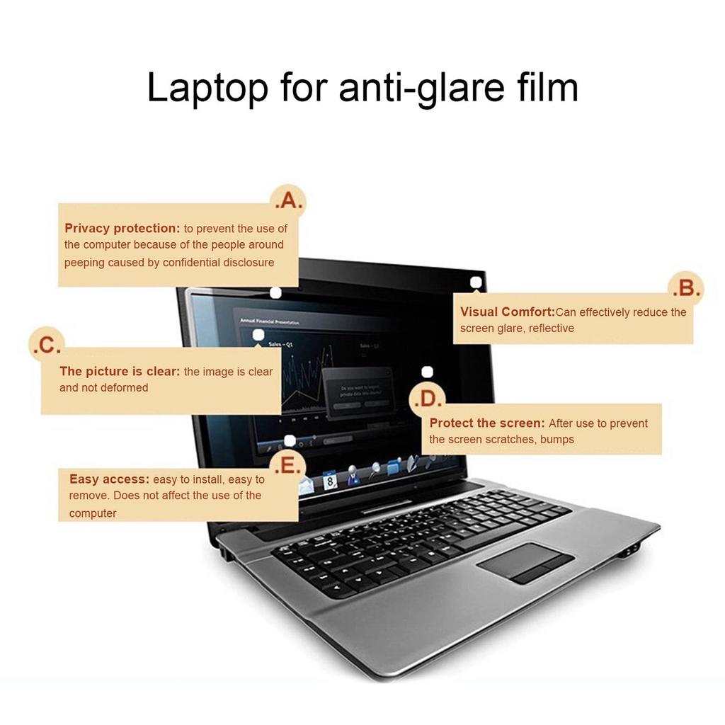 Buy 11 Inch Privacy Filter Screens Protective Film For 16:9 Laptop ...