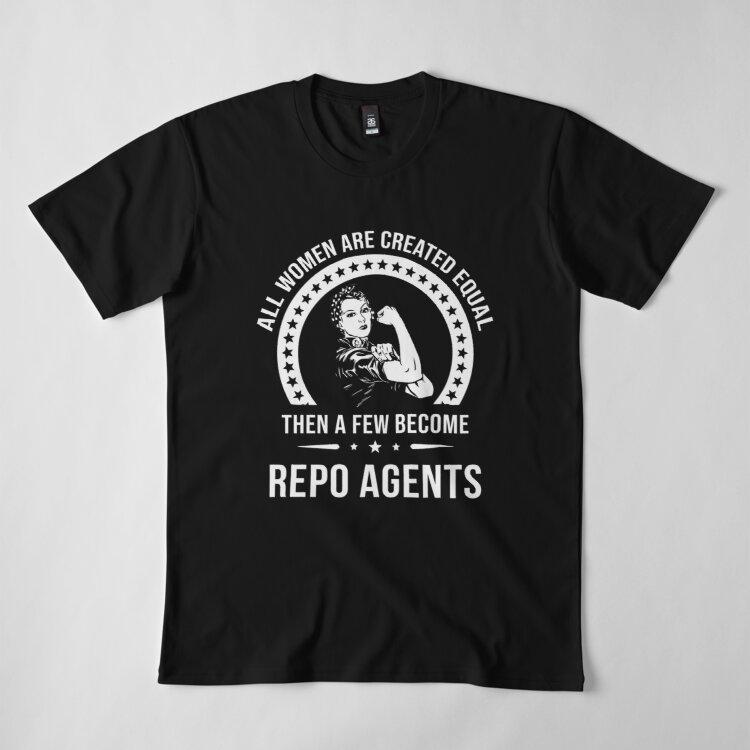 Buy Men Premium Cotton Harajuku T-Shirt Repo Agent design for Women ...