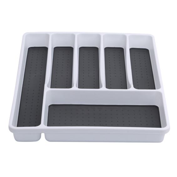6 Fächer Besteck Tablett Küche Schublade Organizer Löffel Messer Gabel Trennung Box Küche ...