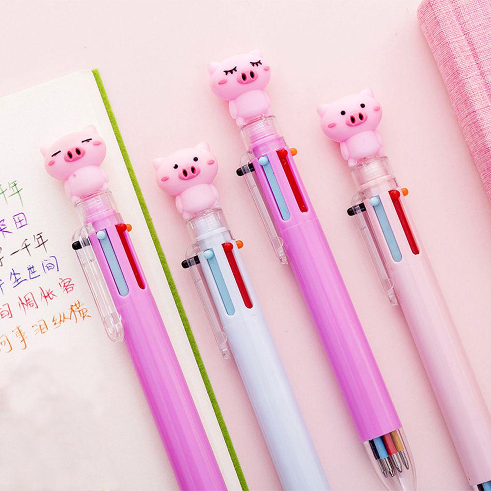 Buy School Cute Supplies Pig Multicolor Stationery Ballpoint Pens ...