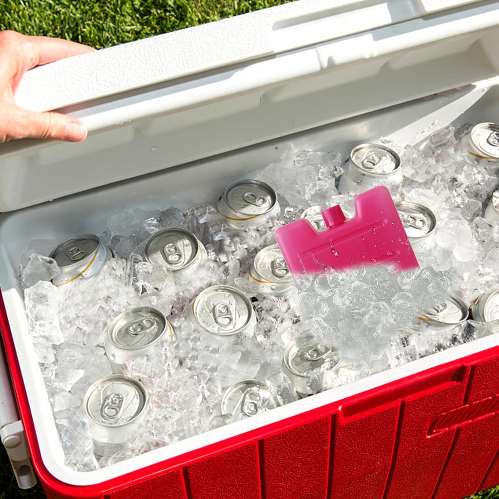 Ice Pack - Freezer Block Brick Packs Kit - Ice Cool Pack for Cooler ...