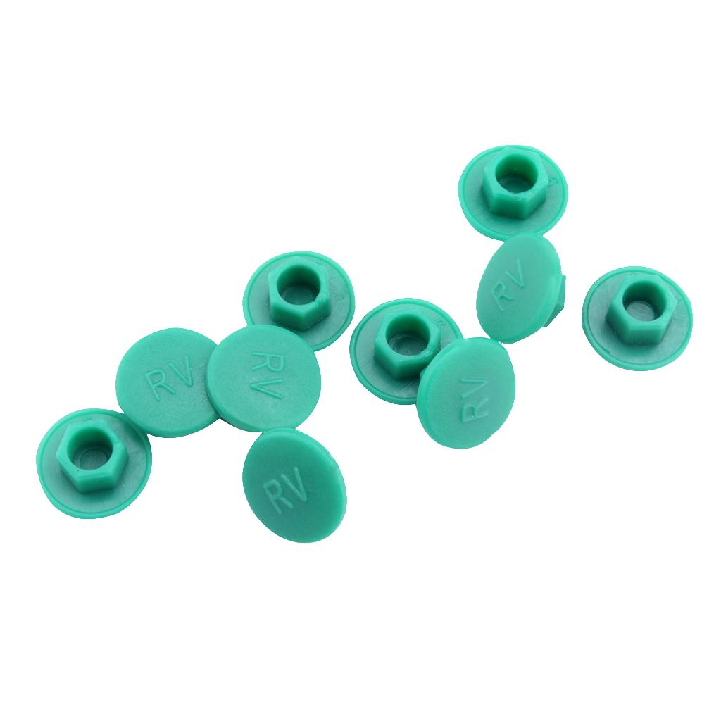 Buy 10pcs Hex Socket Allen Bolt Screw Hexagon Head Cover Cap Protector ...