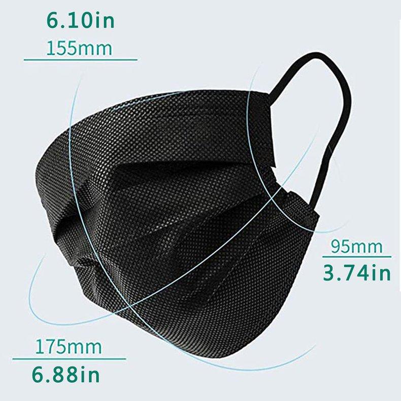 Buy Showme Disposable Civilian Mask Three Layers Meltblown Mask Anti ...