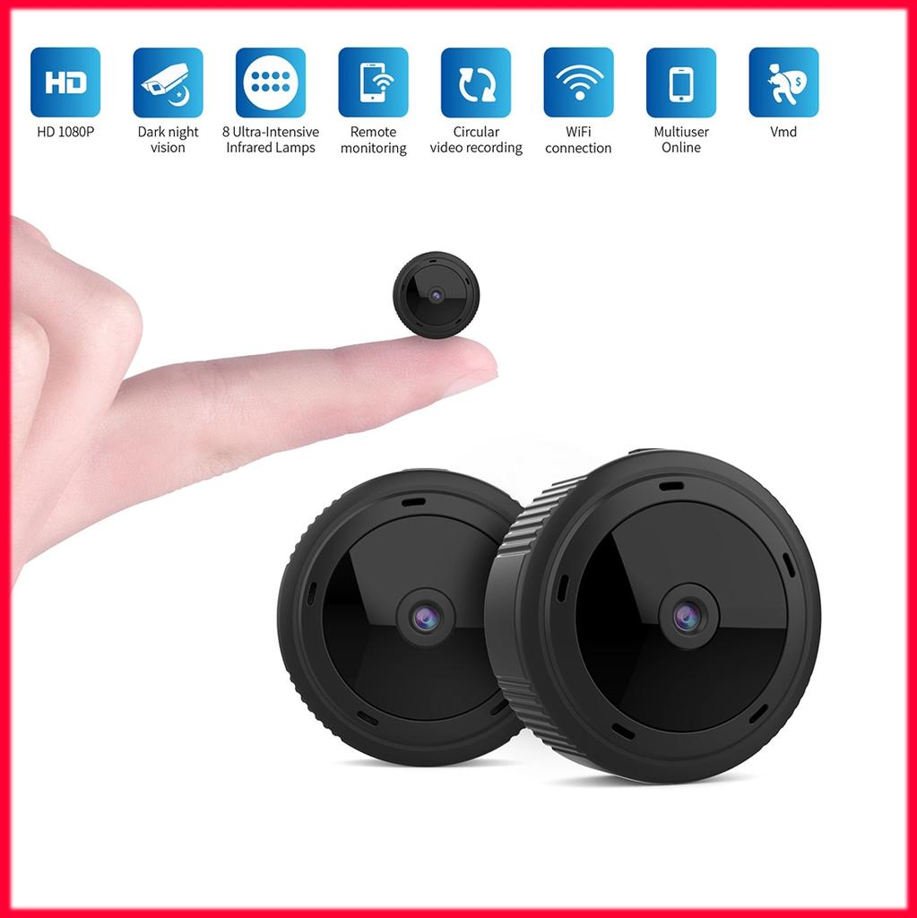 Buy Mini Camera Monitor HD 1080P Night Vision Motion Detection Video IP ...