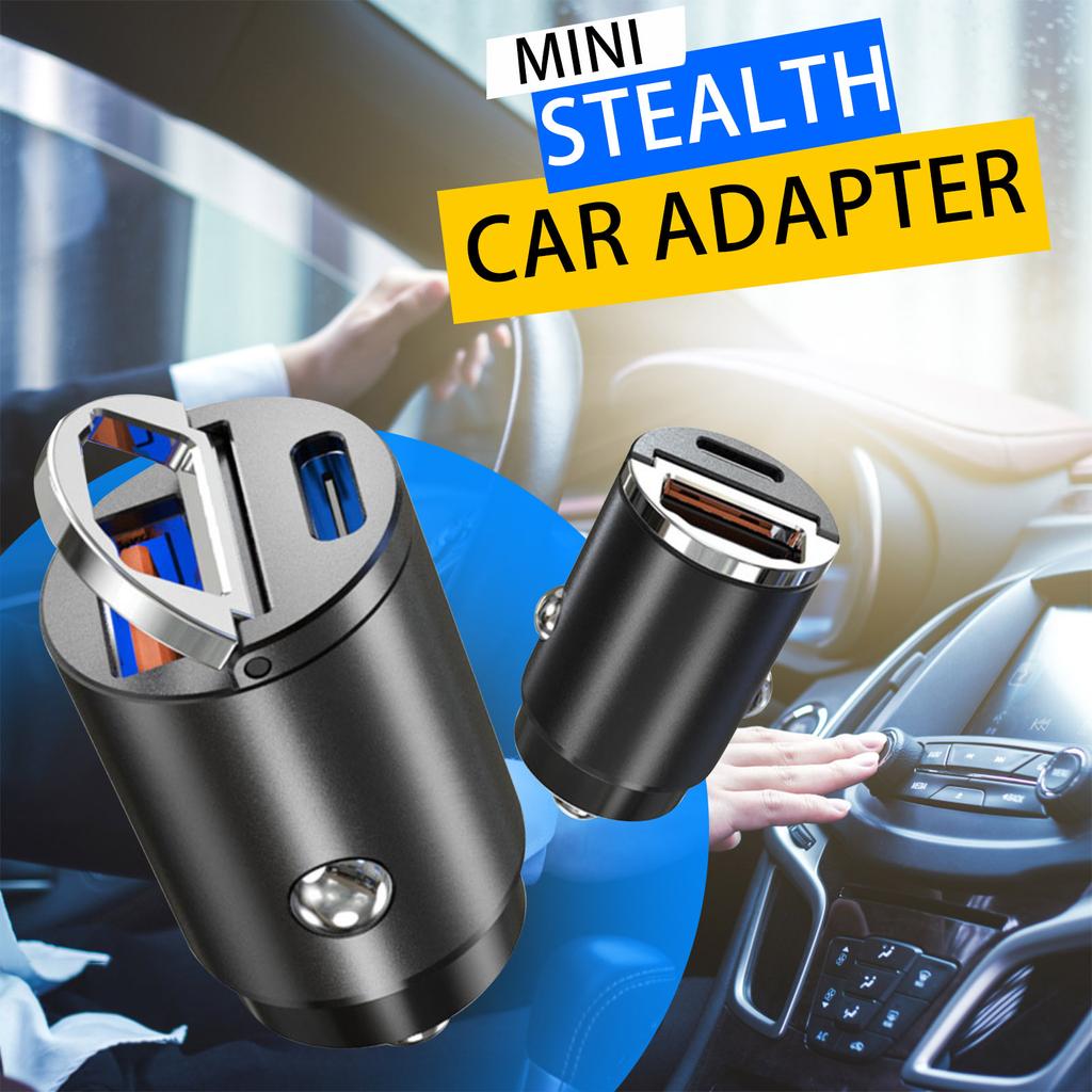 Cheap Mini Stealth Car Adapter PD30W Conversion Plug Car Charger Fast ...