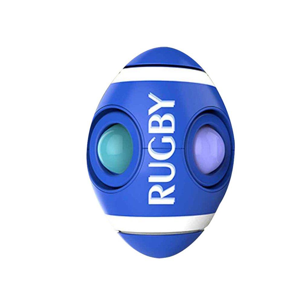 Buy Push Silicone Bubbles Anti-stress Relief Rugby Fidget Toy Finger ...