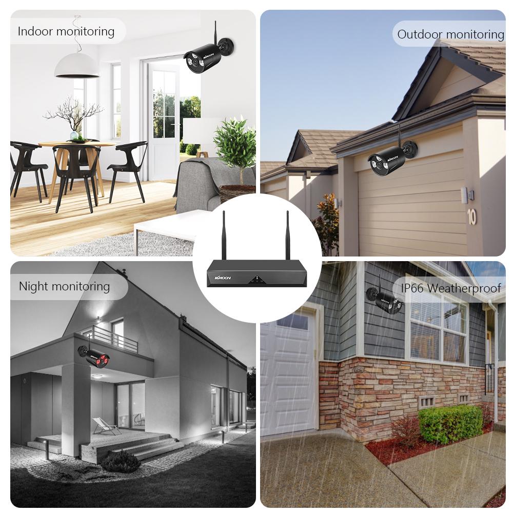 Buy Wireless Wifi Security Camera System 4ch Nvr With 4pcs 1080p ...
