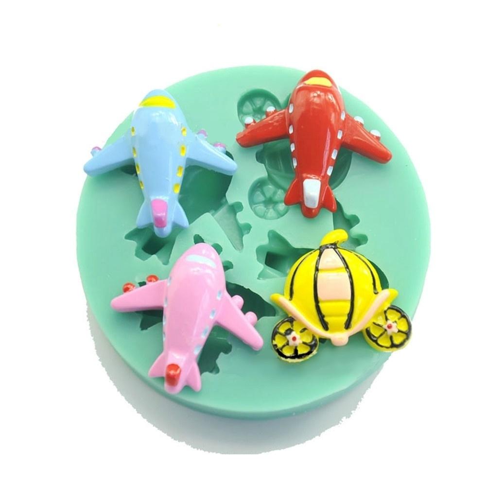 Buy Pumpkin Car & Plane Fondant Mold Resin Clay Chocolate Candy ...