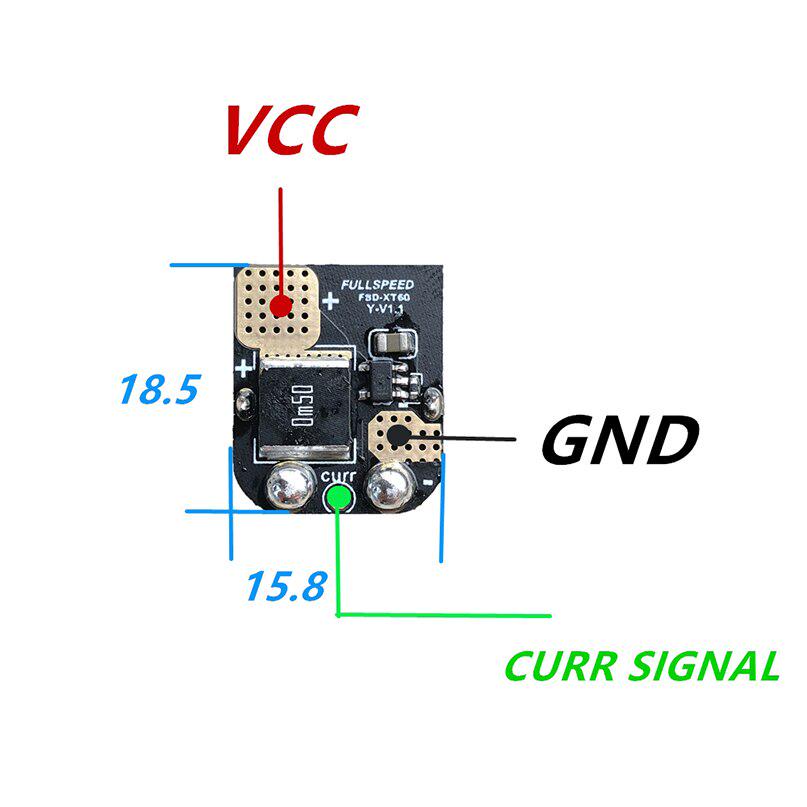 Buy XT60 / XT30 Current Sensor Module 60A 2-6S for RC Quadcopter FPV ...