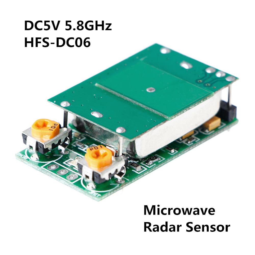 Buy DC 5V 5.8G 5.8GHz Microwave Radar Sensor Switch Module Waveband ...