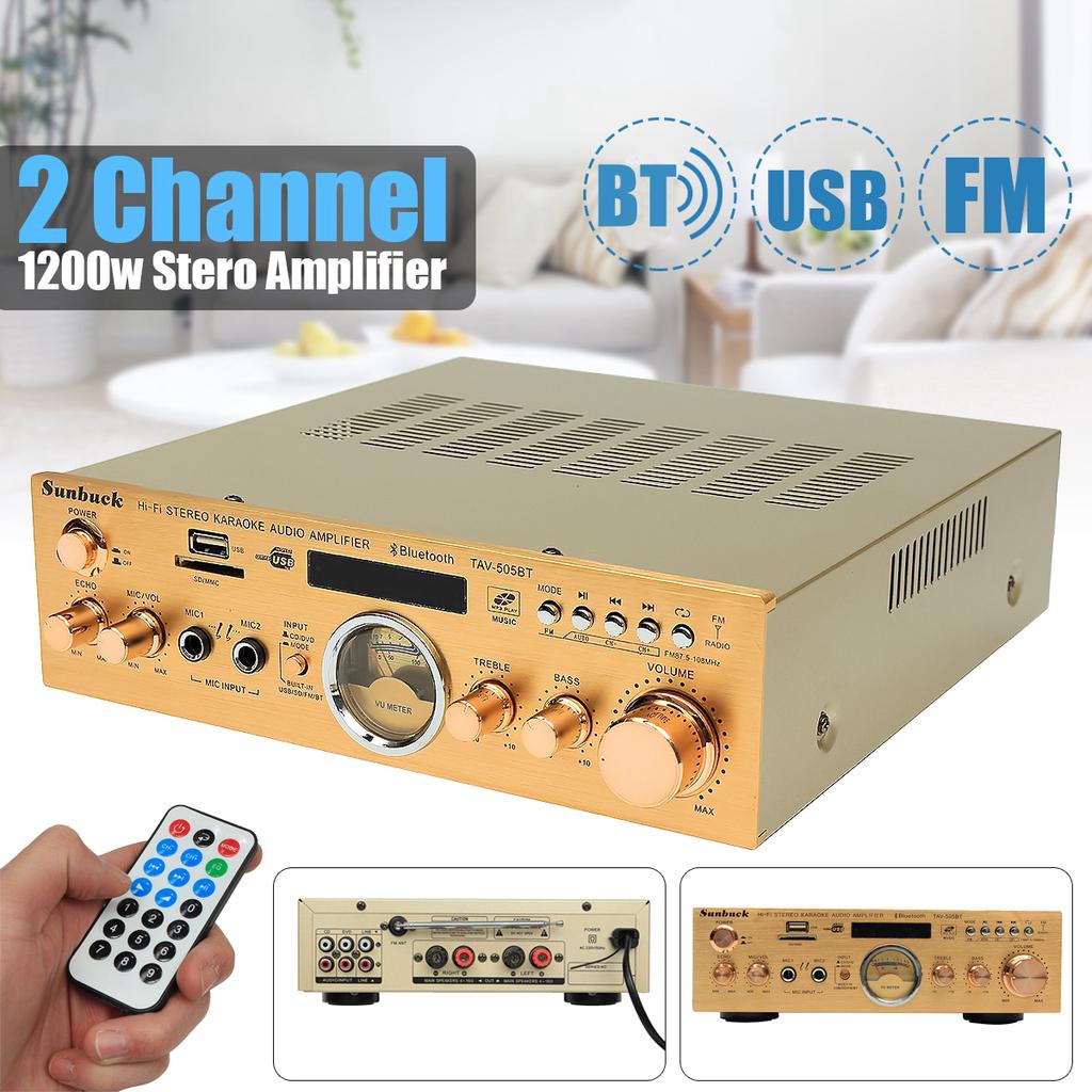 Buy Bluetooth Audio Power Amplifier 3800W 220V 5Channel Speaker with ...