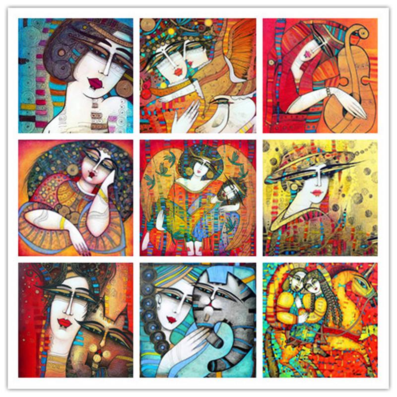 Diamond Painting Abstract Beauty 5D Diamond Painting Cross Stitch ...