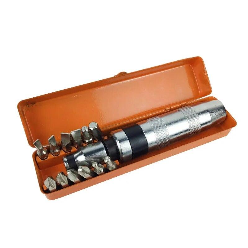 High hardness 12pcs impact screwdriver set motorcycle repair kit screw ...