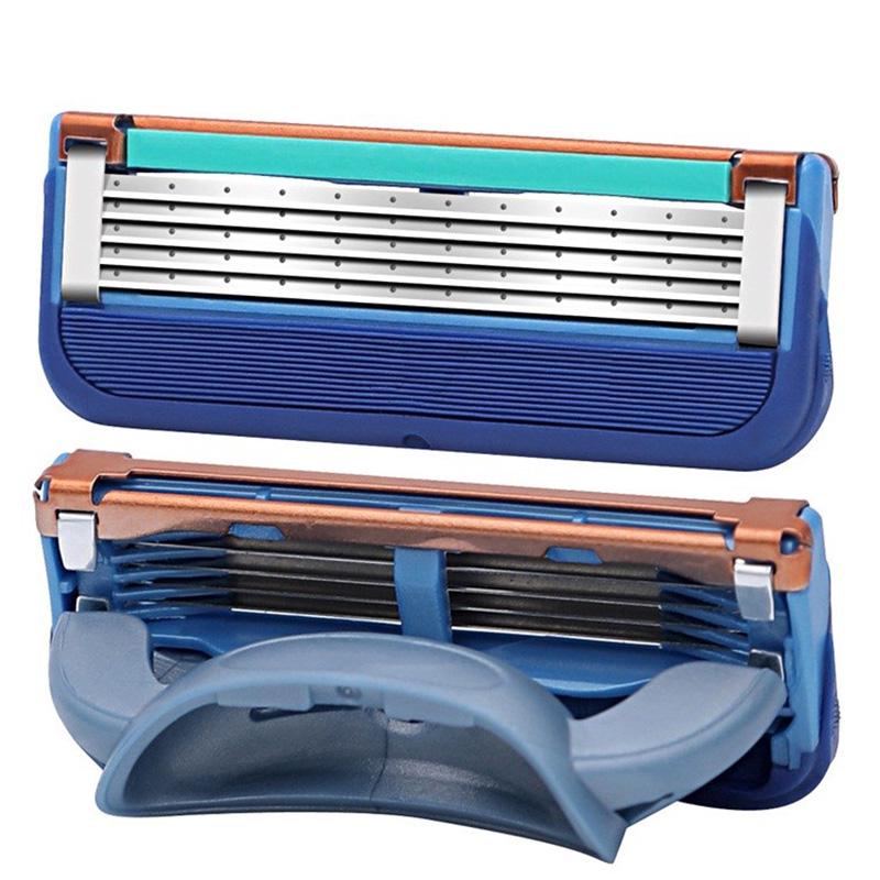 Buy 12pcs/Pack Men's Face Shaving Razor Blades Beard Shaver Blade Sharp ...