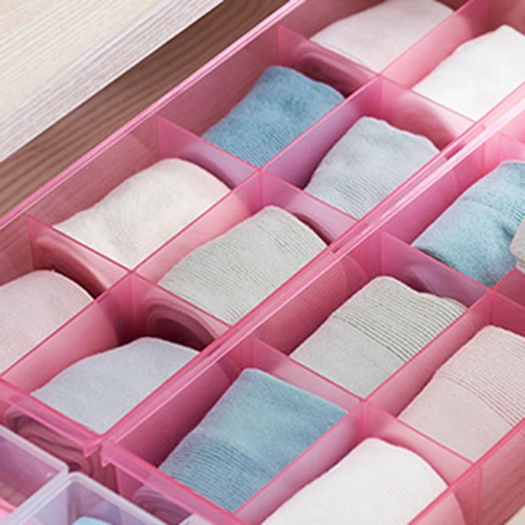 Buy KC Transparent compartment storage box Multi layer underwear socks ...
