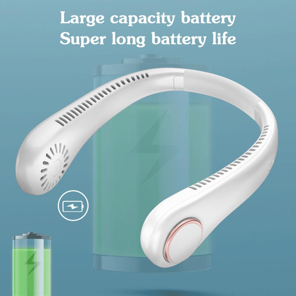 Buy Summer Cool Mini Neck Fan Portable Bladeless USB Rechargeable ...