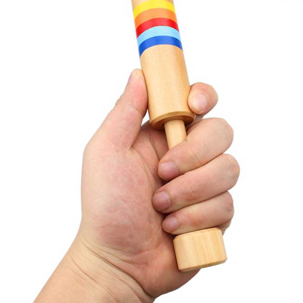 Buy Kindergarten Children Wood Flute Whistle Voice Change Push-pull ...