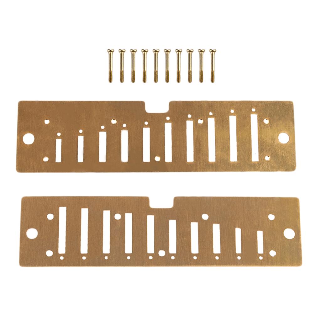 Harmonica Reed Plates 10/24 Reeds Brass Cover Key C A uygun fiyatlı ...