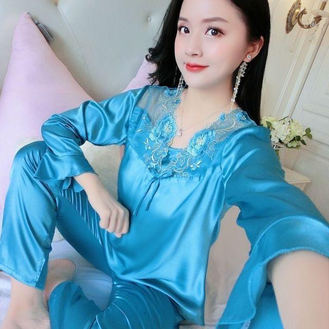 Satın alın Sleepwear Women Set Two Piece Sets Wholesale Clothing ...
