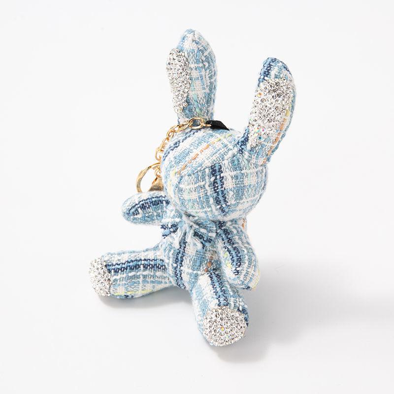 Cheap Diamond Rabbit Doll Keychain Cute doll ladies bag mobile phone ...