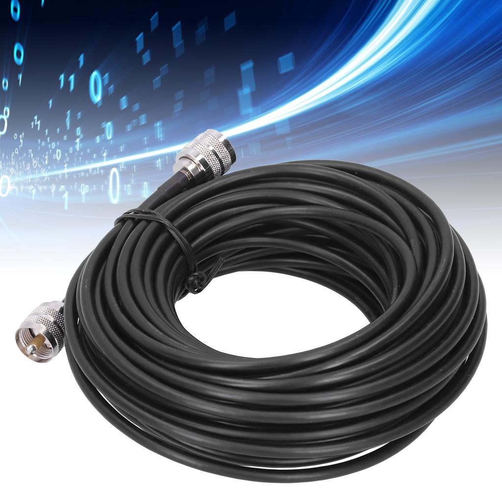 Buy RF Coaxial Cable Black UHF Male To PL259 Electronic Converter Wires ...