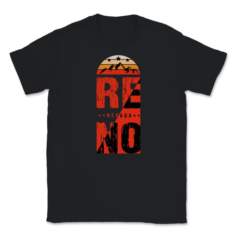 Buy Comfortable Cotton Tops For Adult t shirt retro vintage reno nevada ...