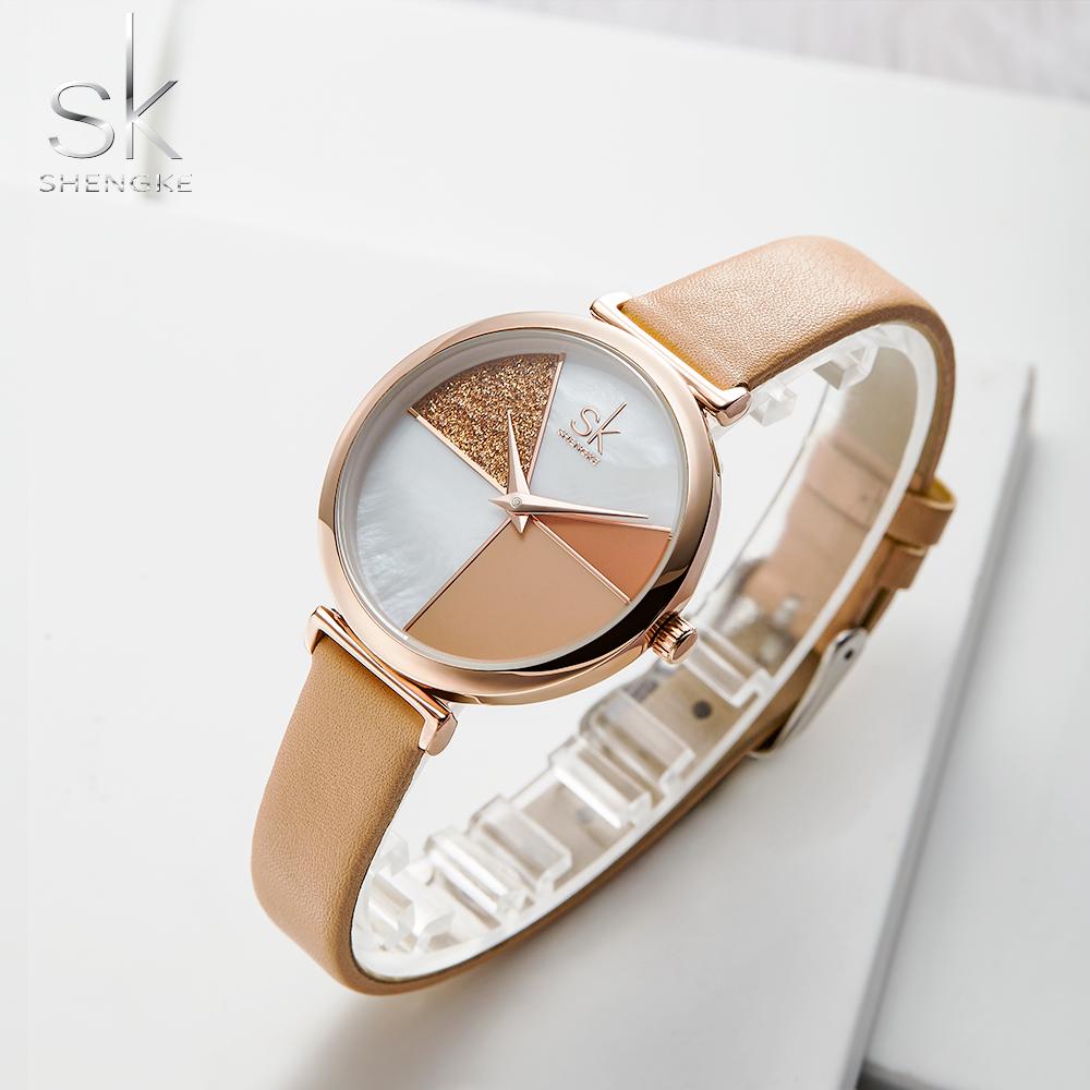 Buy MixColor SHENGKE Lady Watch Rose Gold Starry Sky Women Watches ...