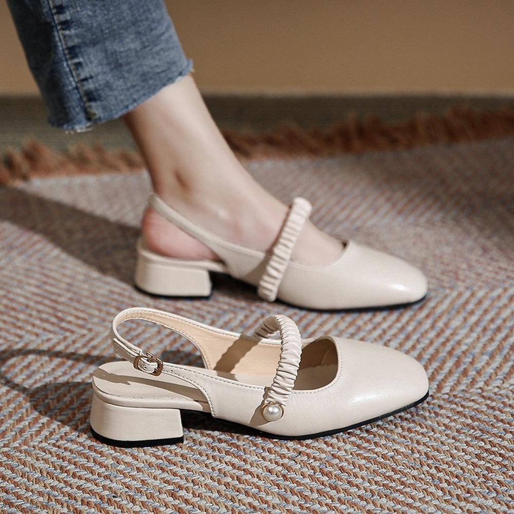 Buy Aiwei Sexy and Cute Retro Fairy Wind Thick with Mary Jane Single ...