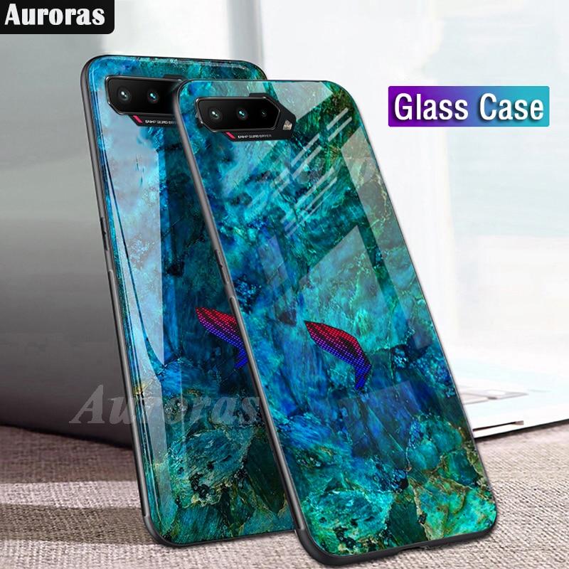 Buy Auroras for ASUS Rog Phone 5 Ultimate Case Tempered Glass with Soft ...