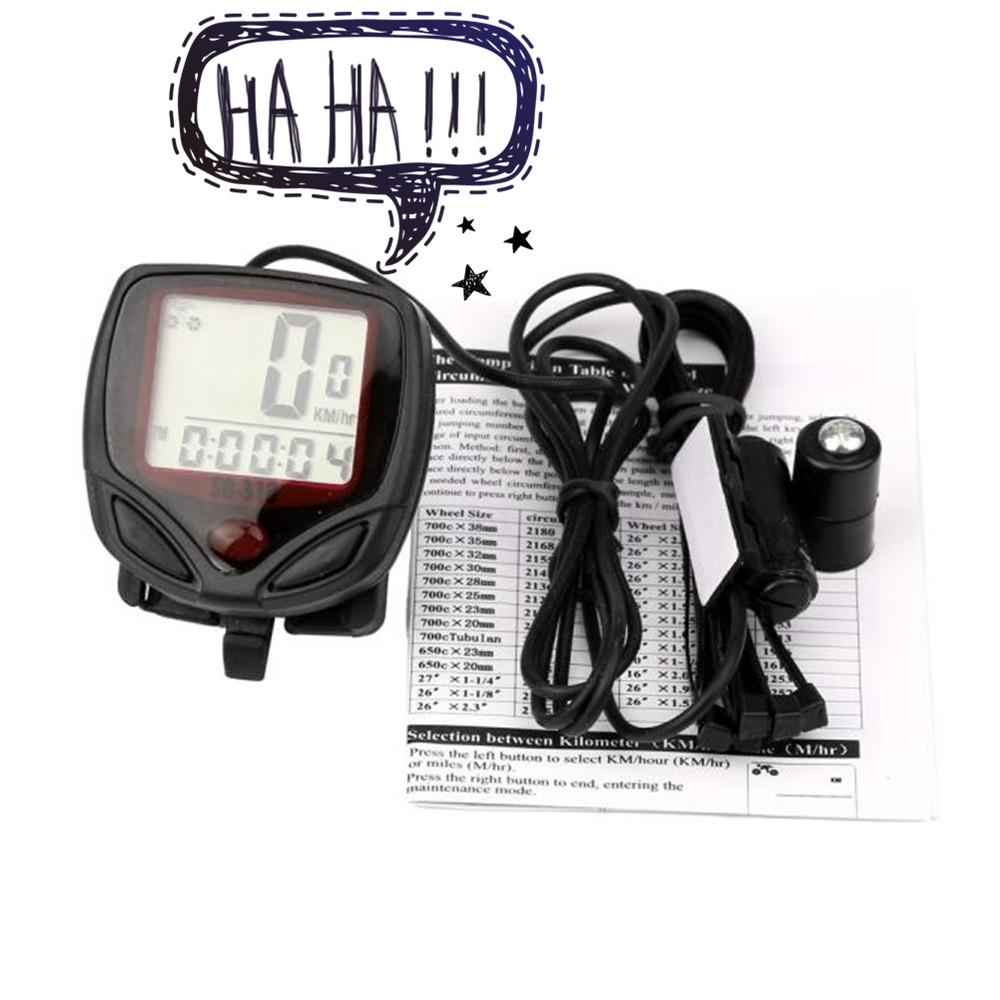 Waterproof Bicycle Stopwatch LCD Display Digital Computer Speedometer ...