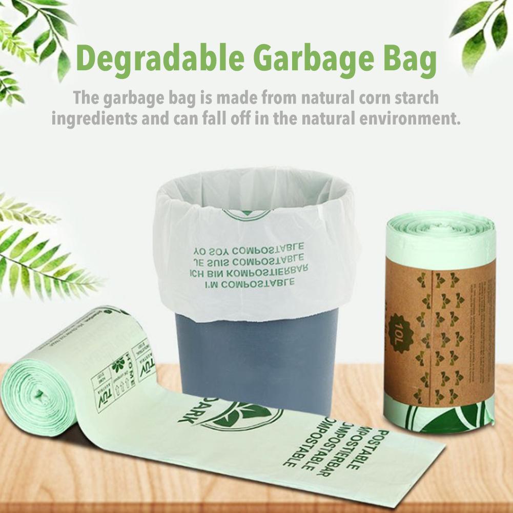 Buy Degradable Garbage Bag Trash Bags for Kitchen Bathroom Office Car ...