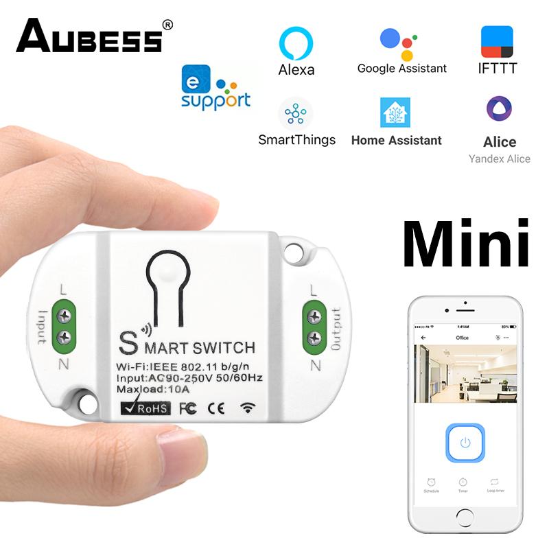 Buy Mini WiFi + Bluetooth + 2.4G Remote Control Smart Switch Module ...