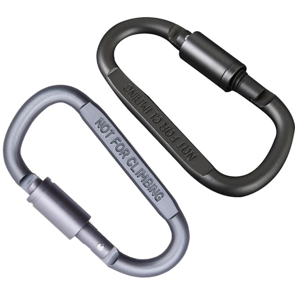 D Shaped Carabiner Clip | Backpack Carabiner Keychain | Outdoor Camping ...