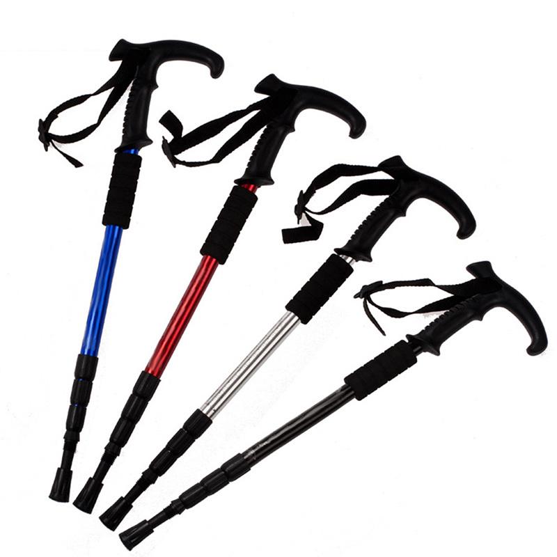 Buy Aluminum Alloy Mountaineering Rod Trekking Pole Sports Outdoors ...