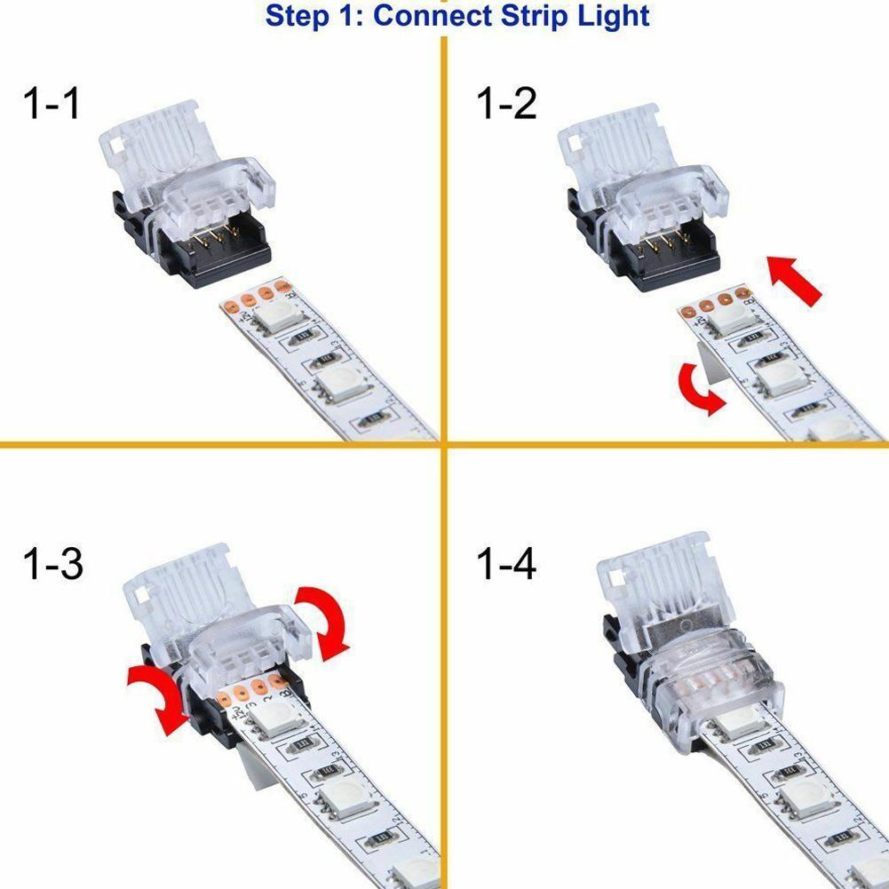 Cheap Light Bar Connector 2pin 3pin 8mm Durable Practical | Joom