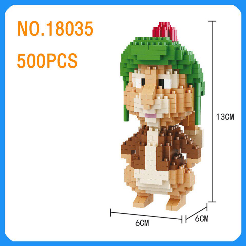 Rabbit Nanoblock Animal Building Blocks for Kids Mini Micro Diamond ...