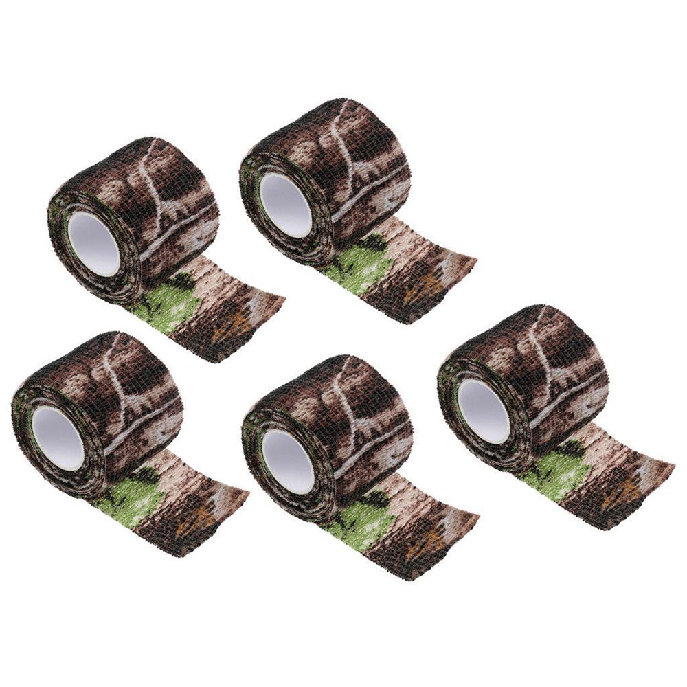 Buy 5Pcs Outdoor Camo Waterproof Camouflage Stealth Wraps Tape Hiking ...