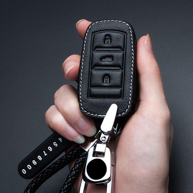 Cheap Leather Car Key Cover Case for Changan CS75 Eado Dt Xt CS55 CS35 ...