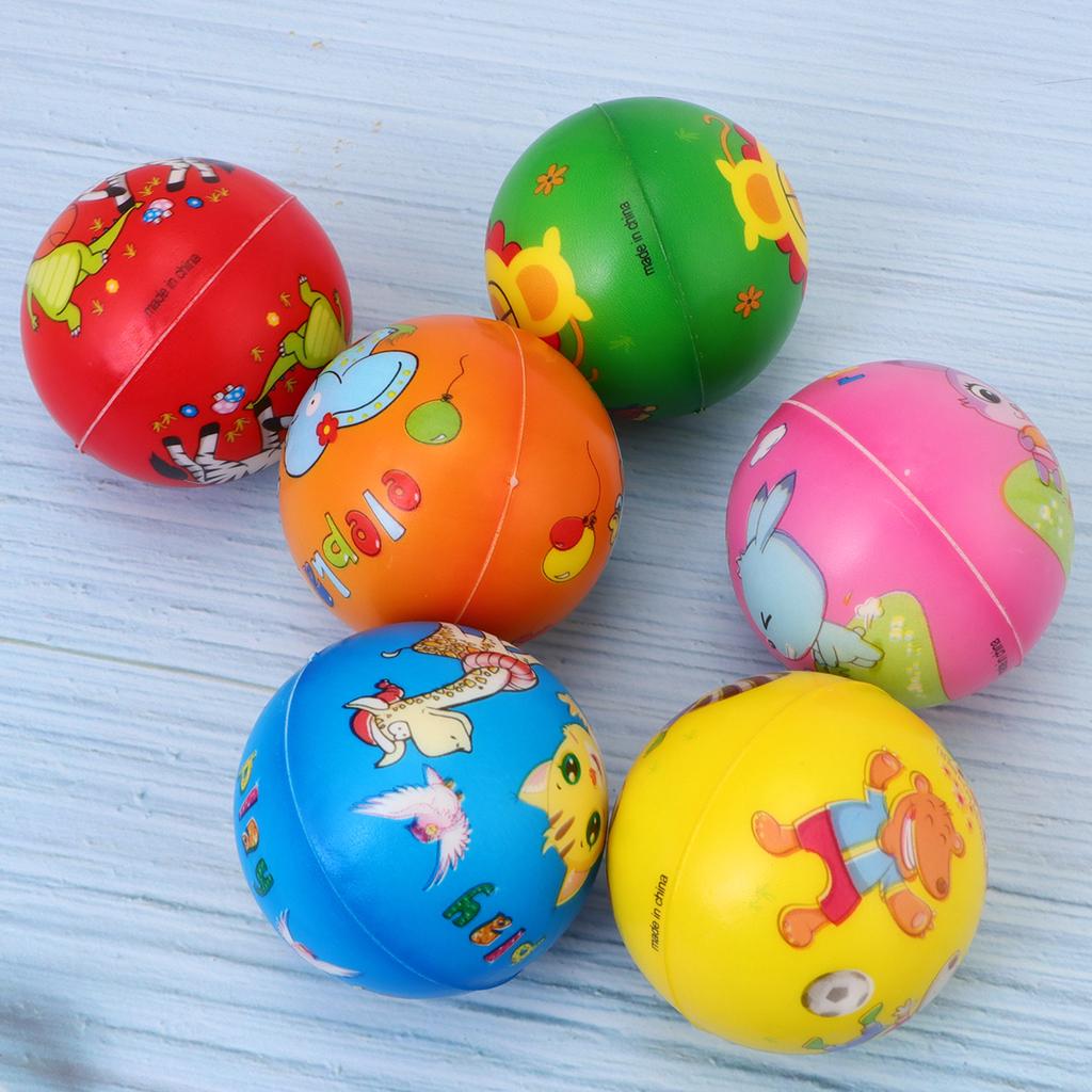 Buy 1 Set Slowly Rebounce Balls Cartoon Ball Toy Funny Relaxing Ball ...