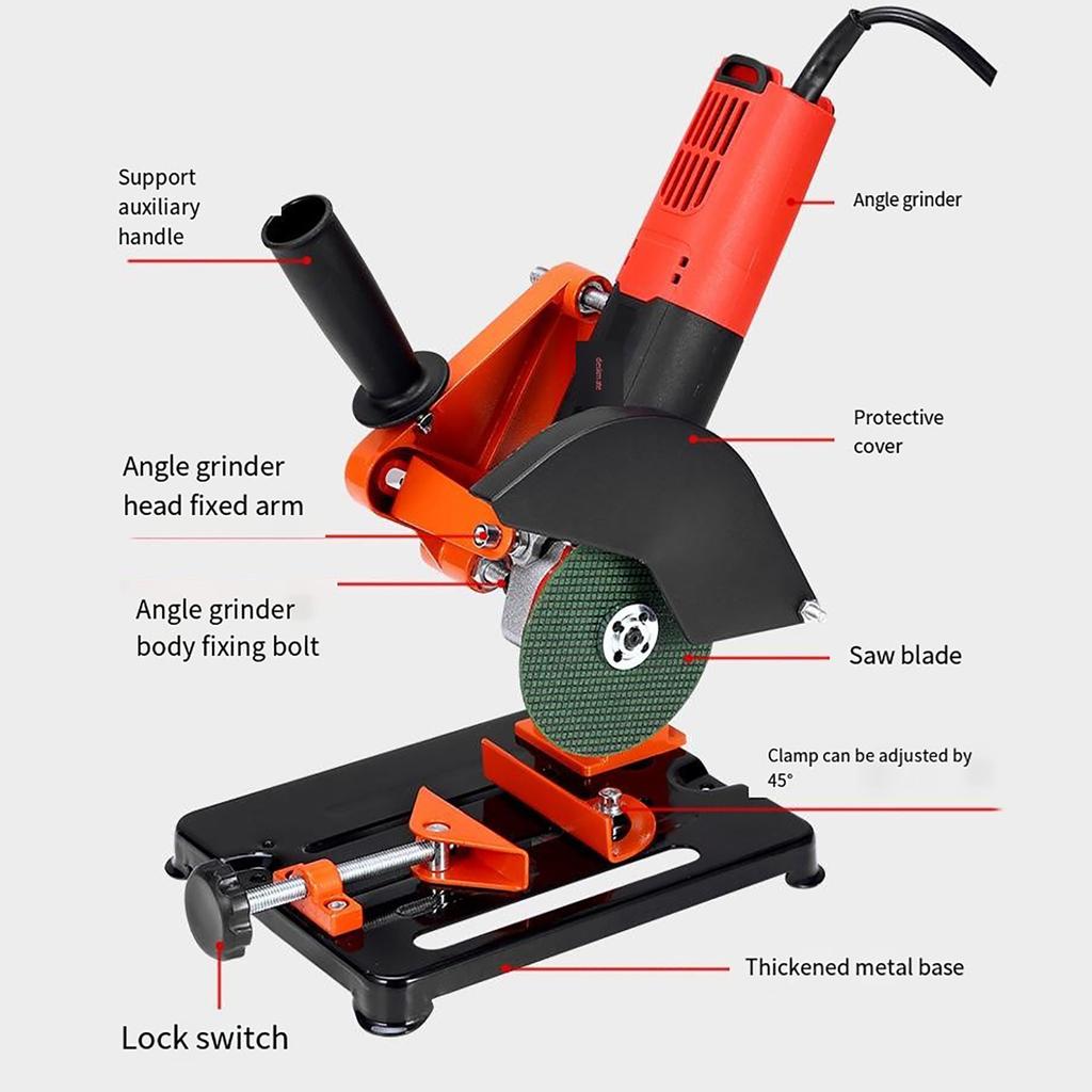 Buy Angle Grinder Fixed Holder Multifunctional Universal Desktop Angle ...