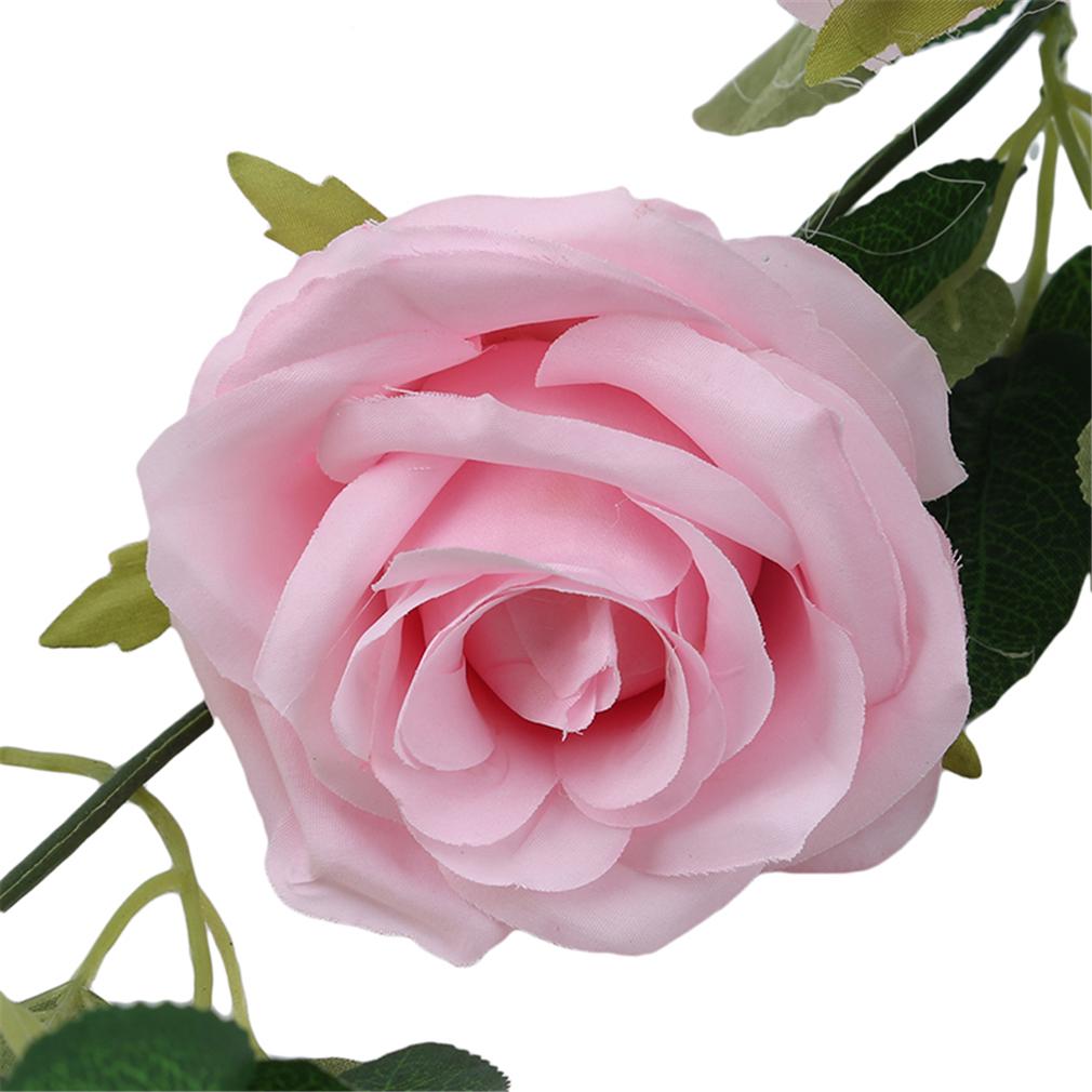 Buy Plastic Rose Rattan Artificial Flowers Home Decoration at ...